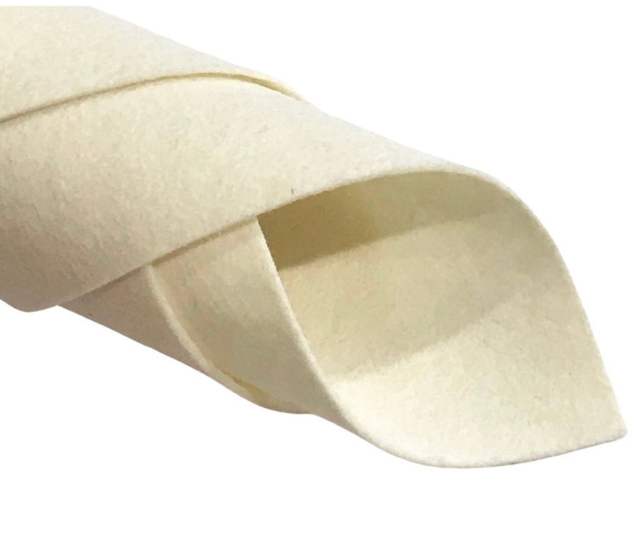 1mm Ivory Ecru Merino Wool Felt Sheets or Metres- No. 91 – Oliver and May