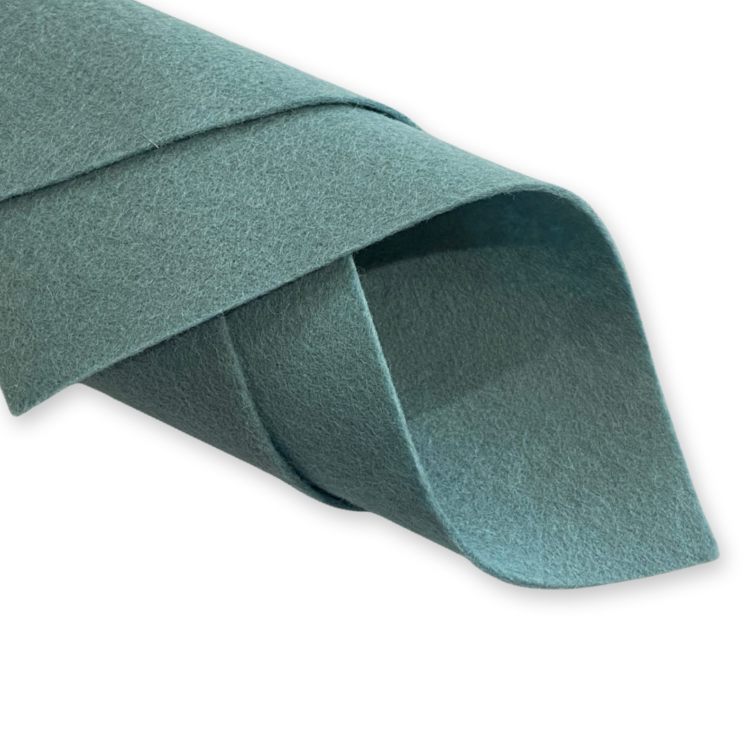 Steel Teal 100% Merino Wool Felt - No. 82 – Oliver and May