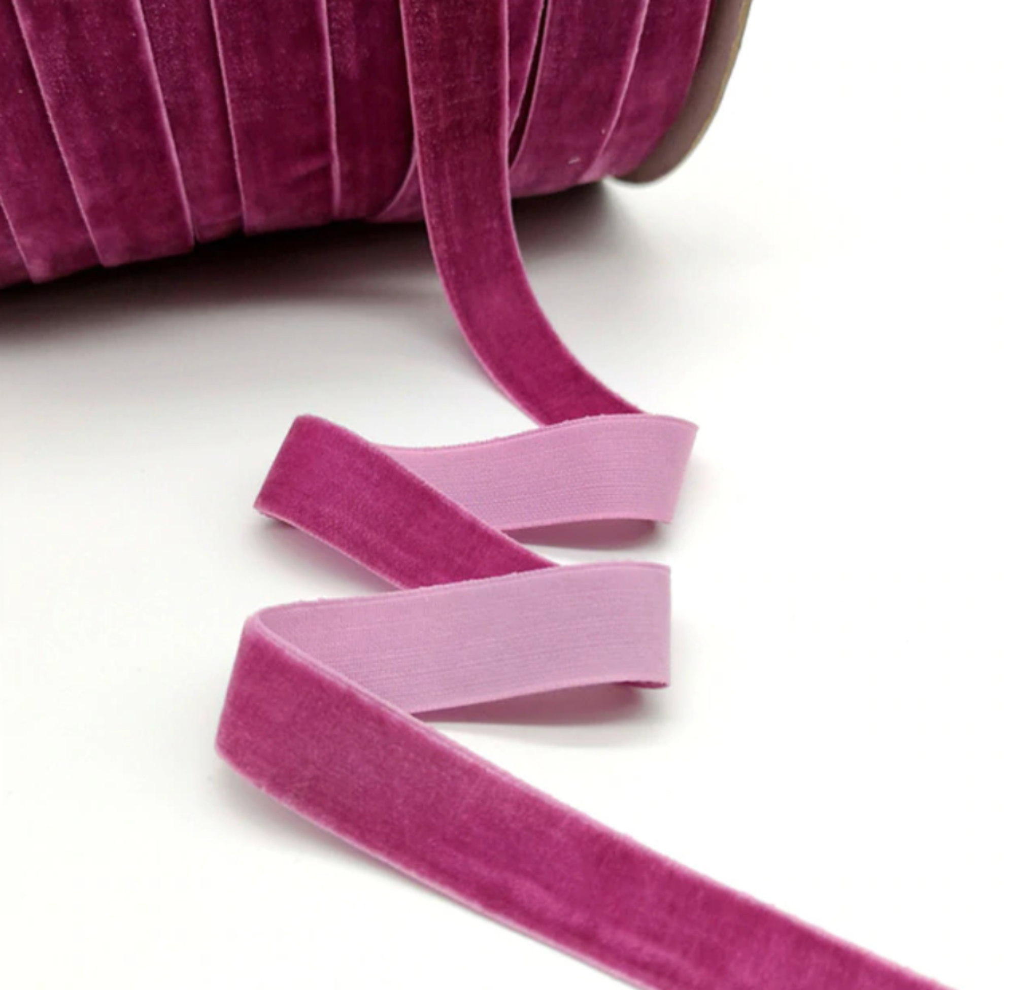 Velvet Ribbon - 15mm OR 25mm - Mauve - 5 yard lot. – Oliver and May